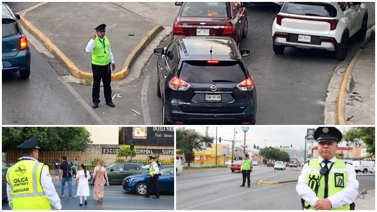 Operativo De Tránsito Con El Regreso A Clases En Monterrey
